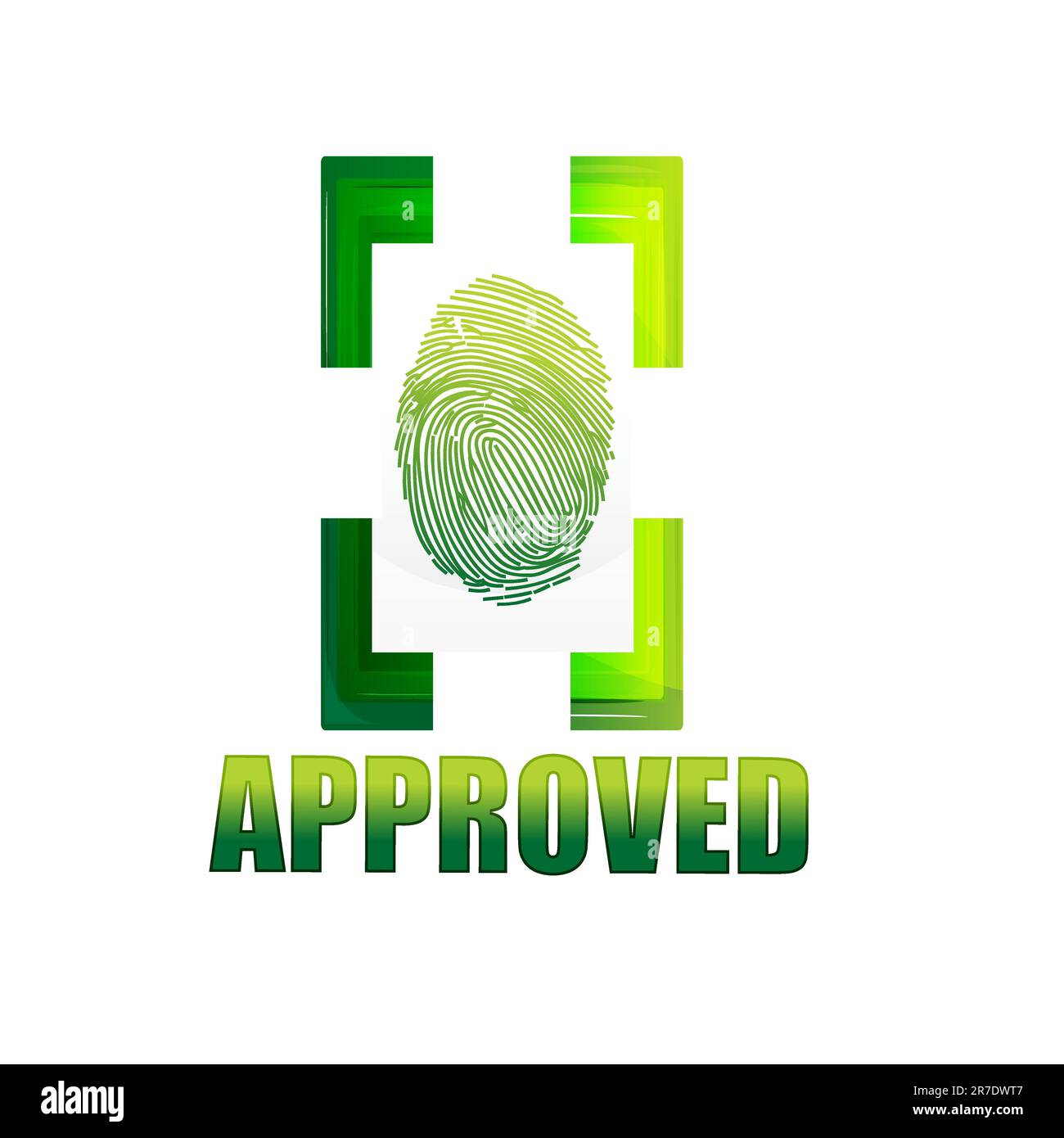 illustration of approved sign with thumb on isolated background Stock ...