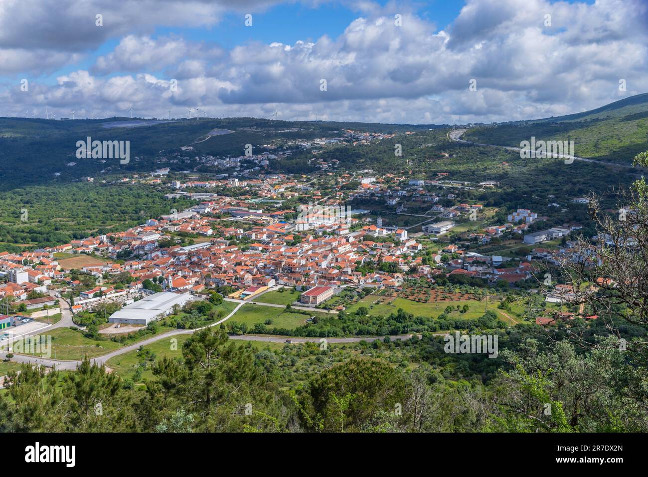 View of the Minde Village in Portugal Stock Photo - Alamy