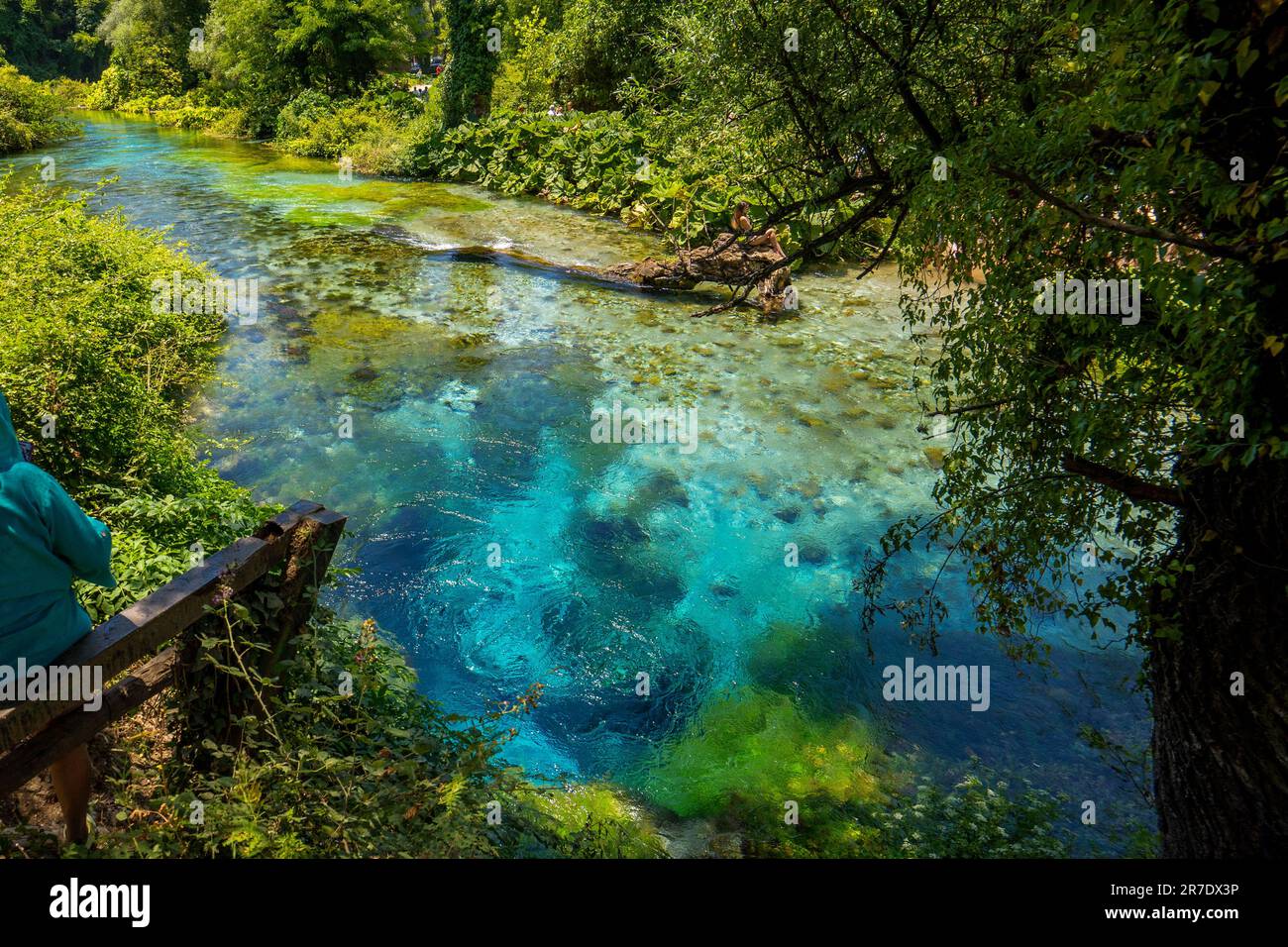 The Blue Eye Albanian: Syri i Kalter, is a water spring near Muzine in ...