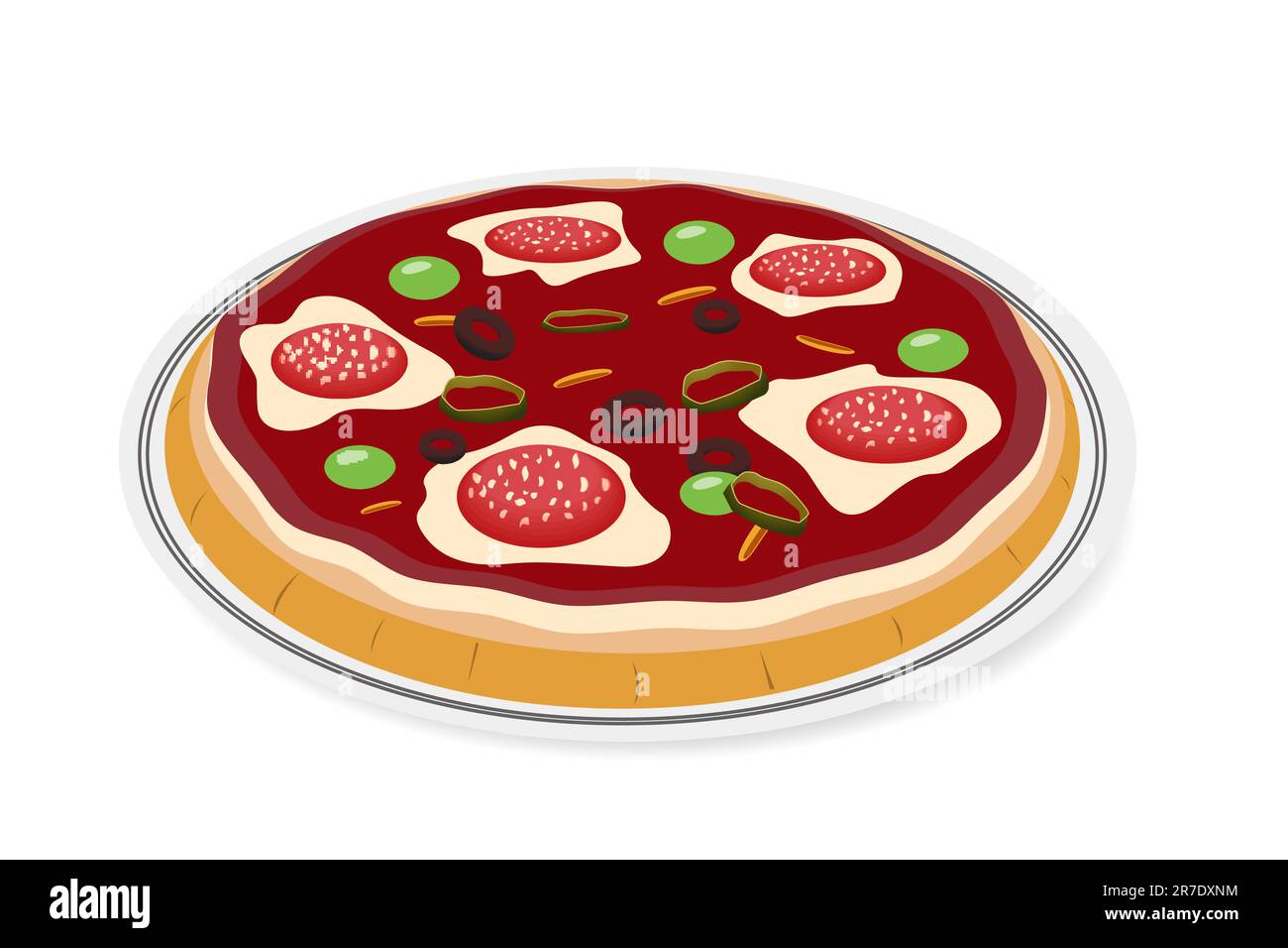 Package delivery round color hi-res stock photography and images - Alamy