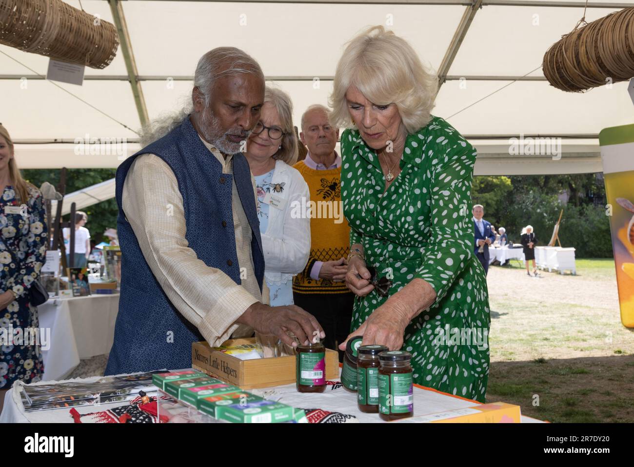 June 14, 2023, LONDON, UK: Queen Camilla at the Bees for Development ...