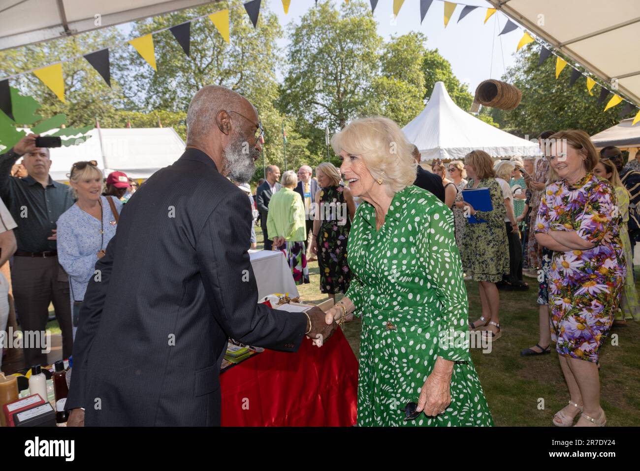 June 14, 2023, LONDON, UK: Queen Camilla at the Bees for Development ...