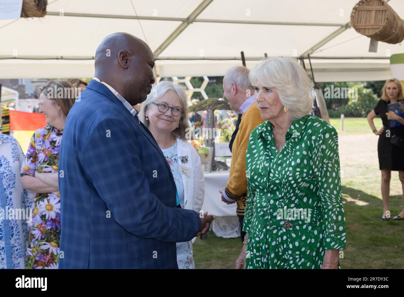 June 14, 2023, LONDON, UK: Queen Camilla at the Bees for Development ...