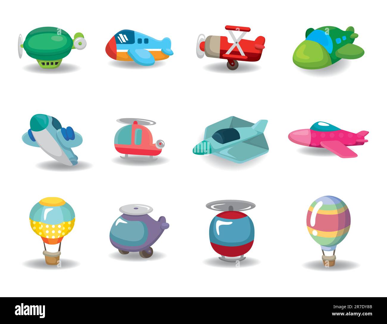 cartoon airplane icon Stock Vector Image & Art - Alamy