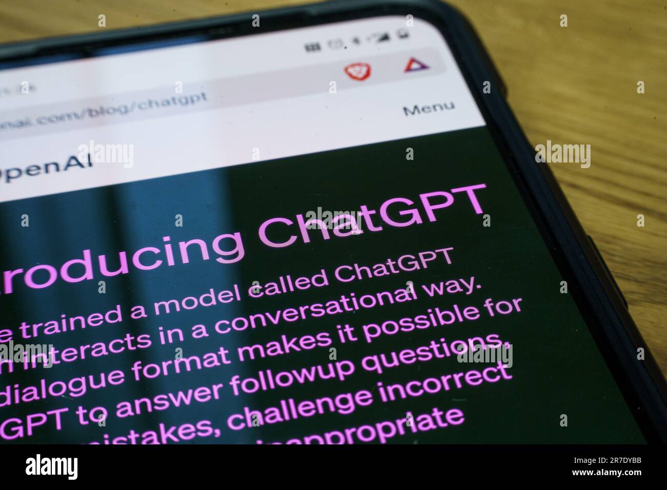 AI Chatbot ChatGPT on smartphone Stock Photo - Alamy AI Chatbot ChatGPT on smartphone Stock Photo - Alamy