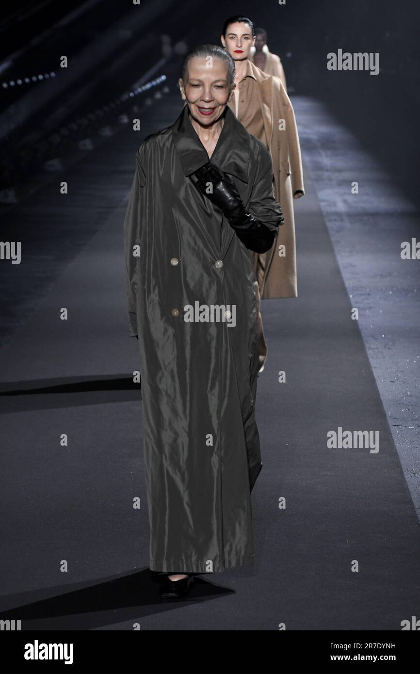 Florence, LuisaViaRoma & British Vogue event. Pictured: Penelope Tree ...