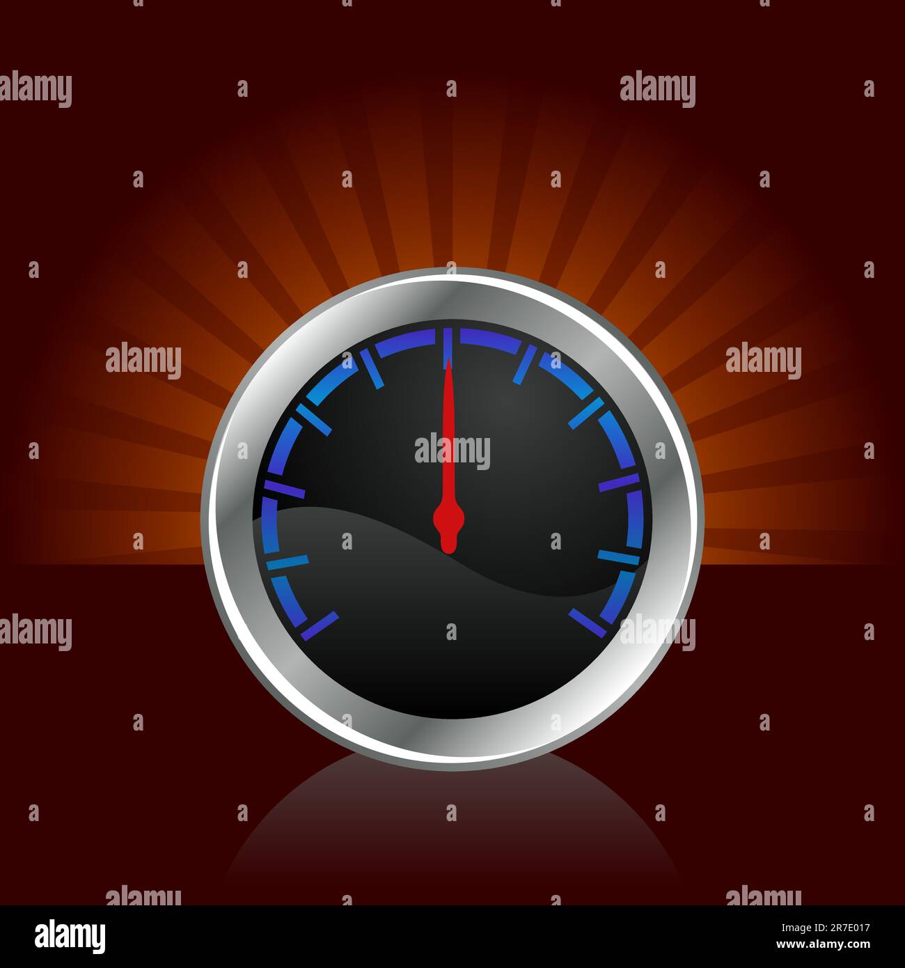 vector illustration of a gauge Stock Vector Image & Art - Alamy