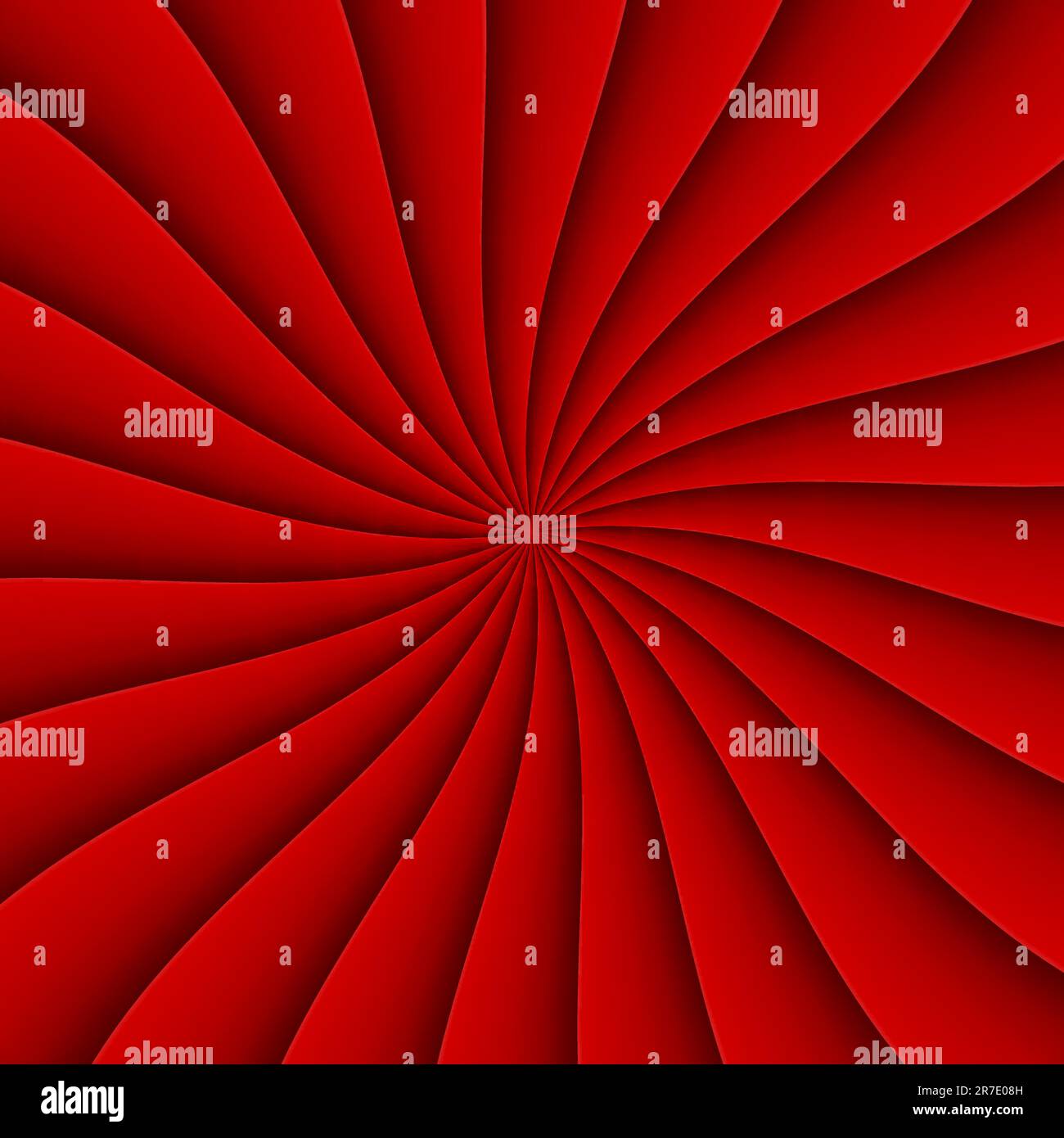 Red background in abstract form fan with bending line for design Stock ...