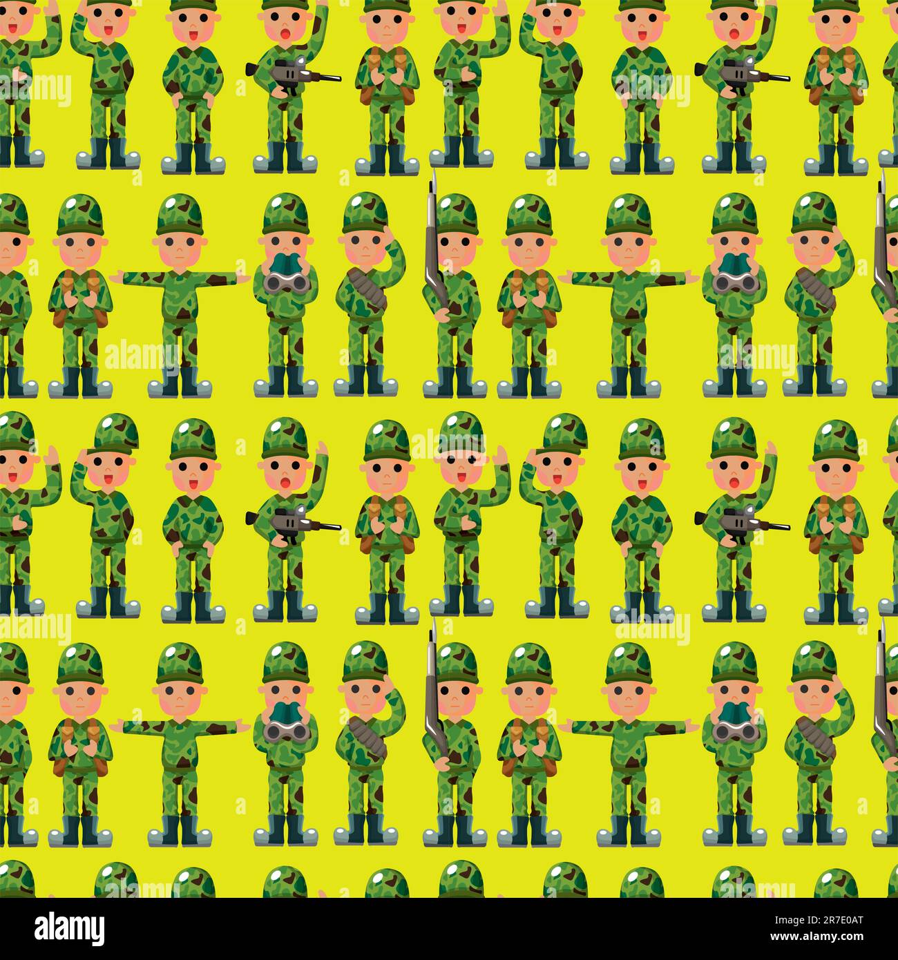 Army soldier stick Stock Vector Images - Alamy