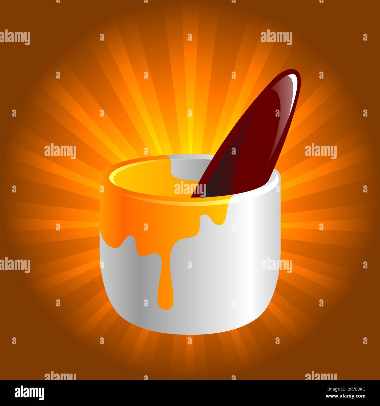 vector illustration of paint brush Stock Vector Image & Art - Alamy