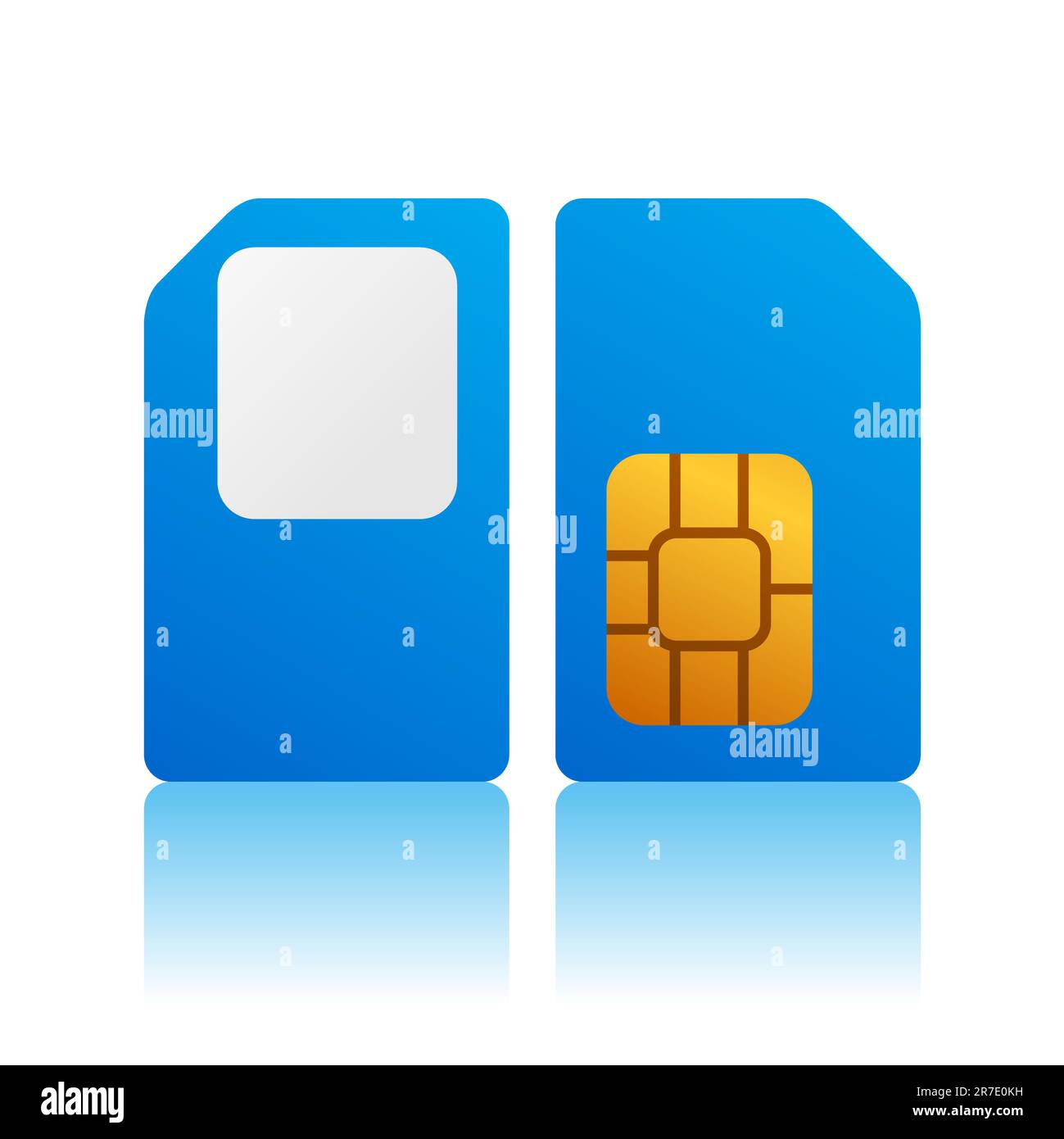 Mobile sim card Cut Out Stock Images & Pictures - Alamy