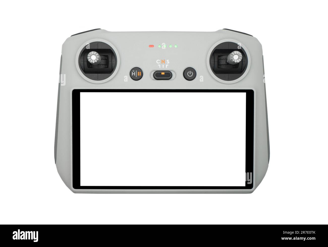 Drone remote control isolated on white background. Remote control with ...