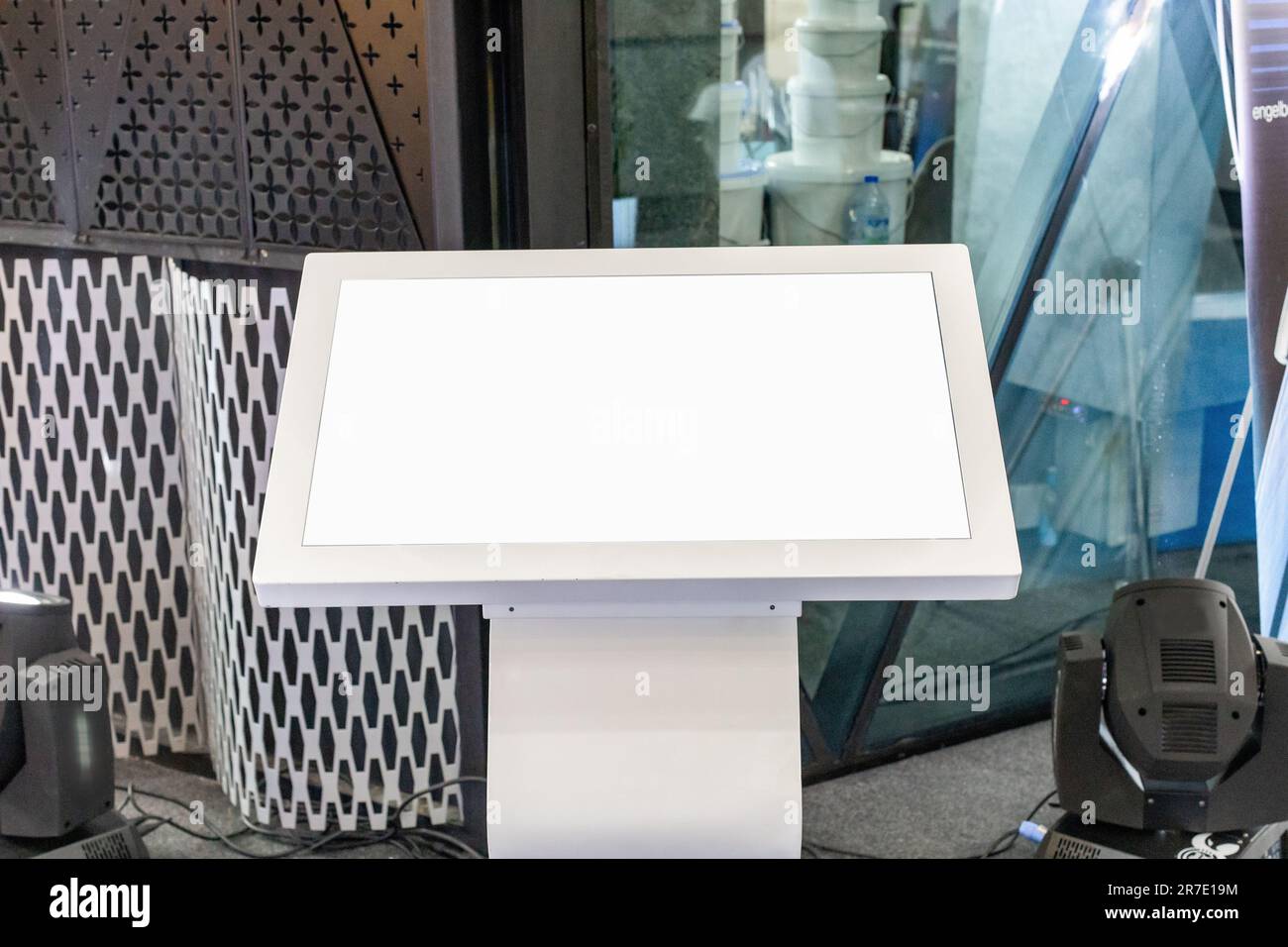 Mockup monitor with space to insert your text for your purposes Stock ...