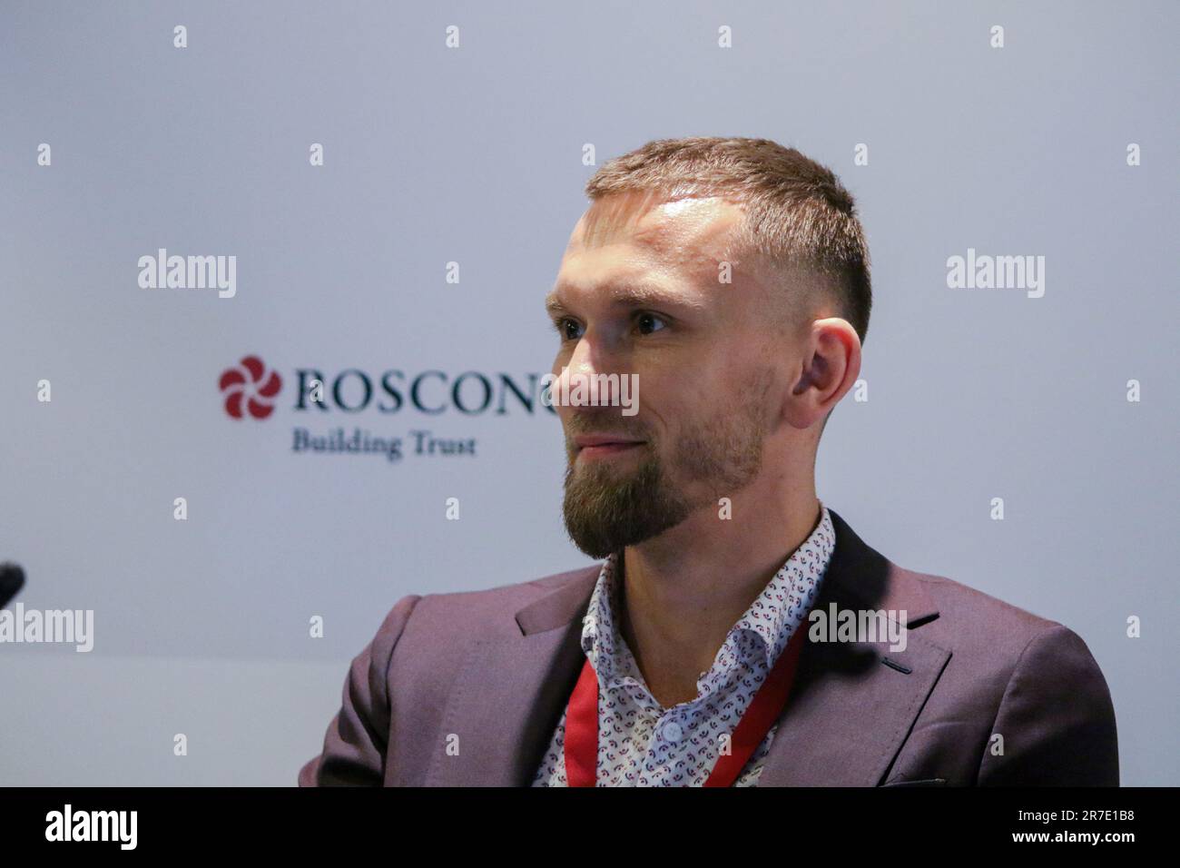 Saint Petersburg, Russia. 14th June, 2023. Dmitry Gavrilenko, attends a ...