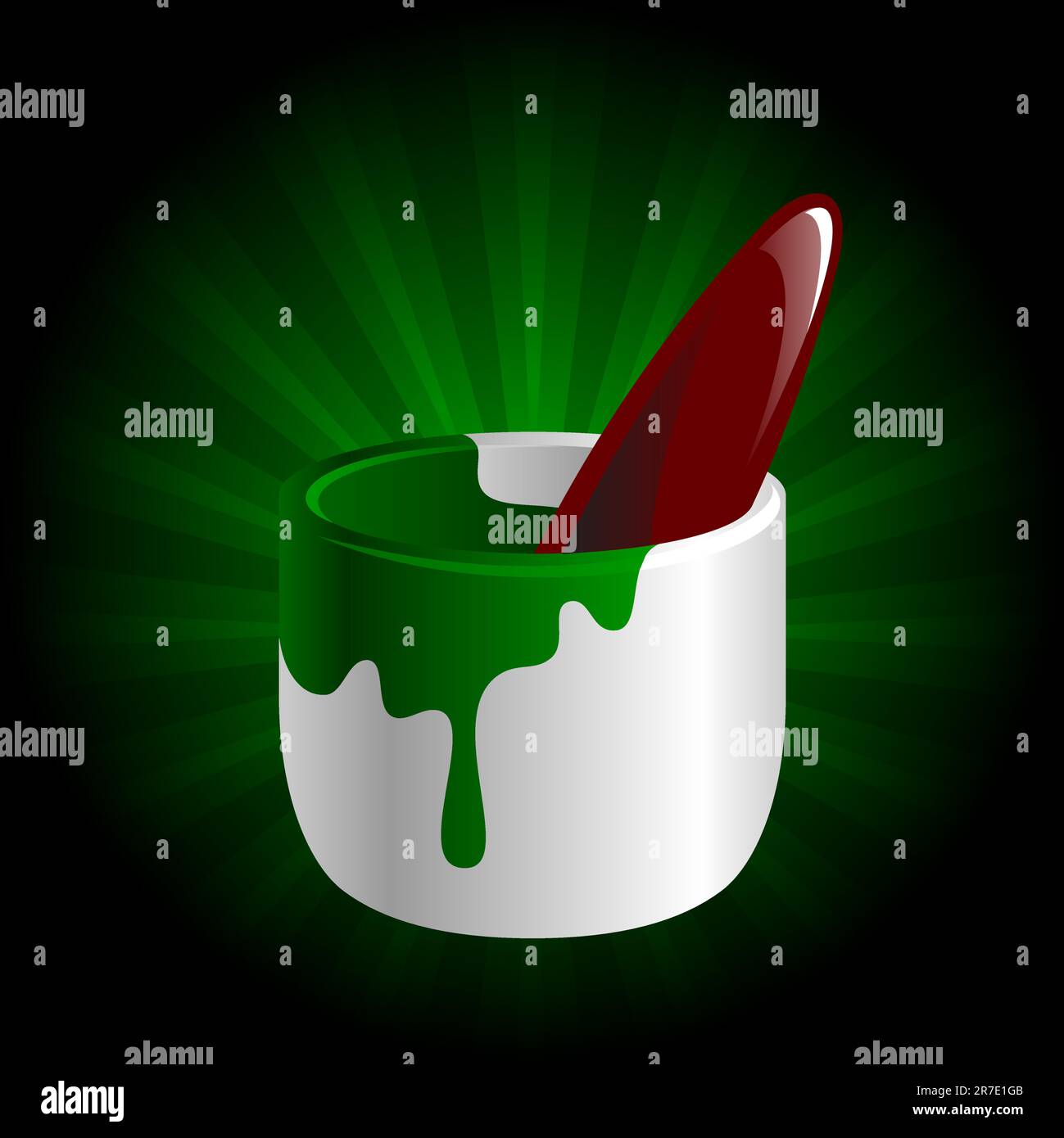 vector illustration of paint brush Stock Vector Image & Art - Alamy