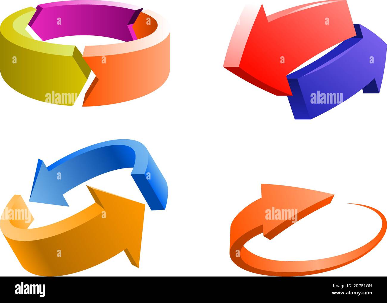 Purple arrows Stock Vector Images - Alamy