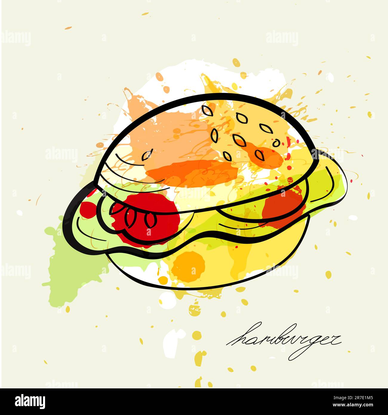Stylized illustration hamburger Stock Vector Image & Art - Alamy Stylized illustration hamburger Stock Vector Image & Art - Alamy