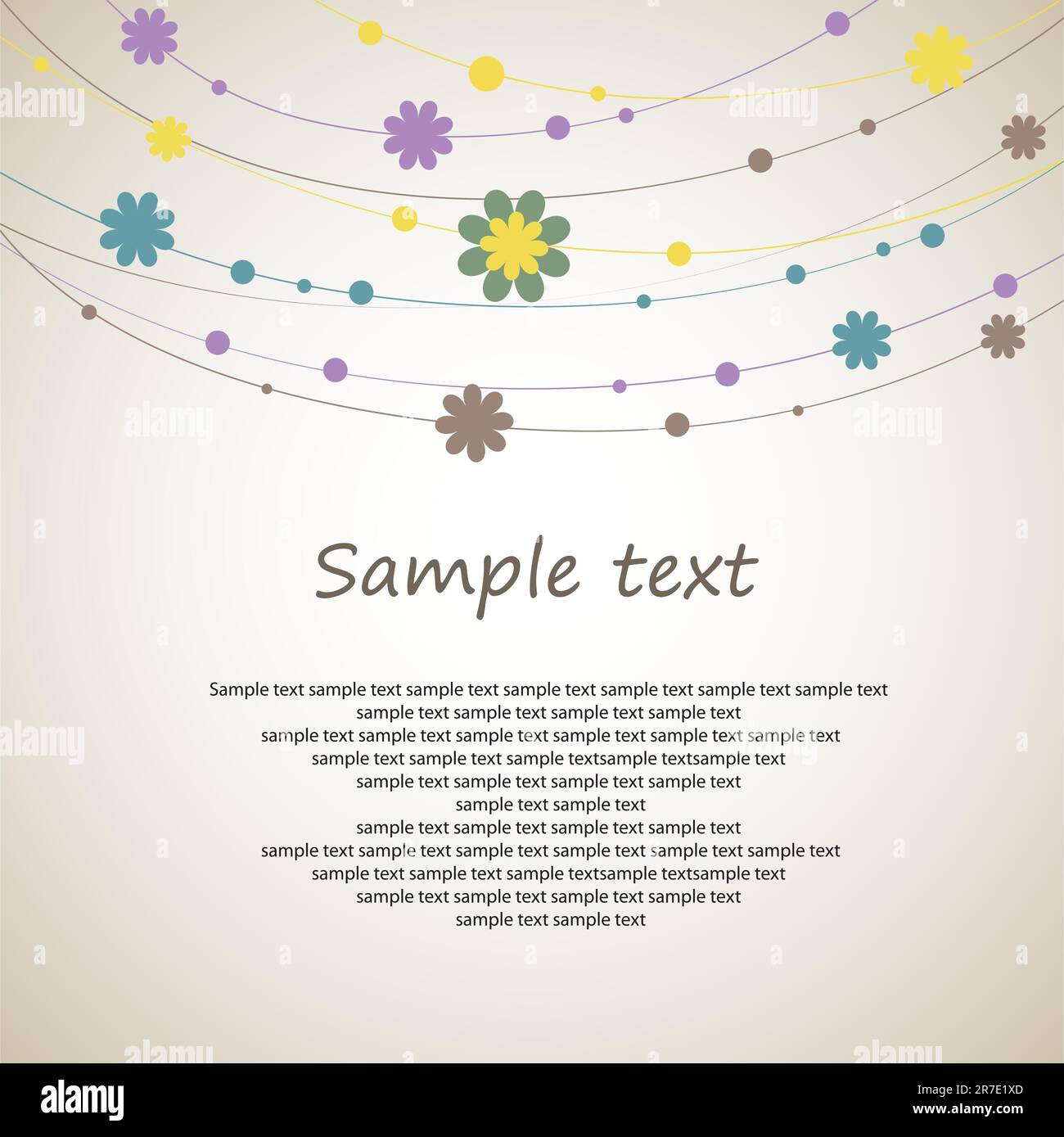 Colourful Spring flowers background. Vector illustration Stock Vector ...