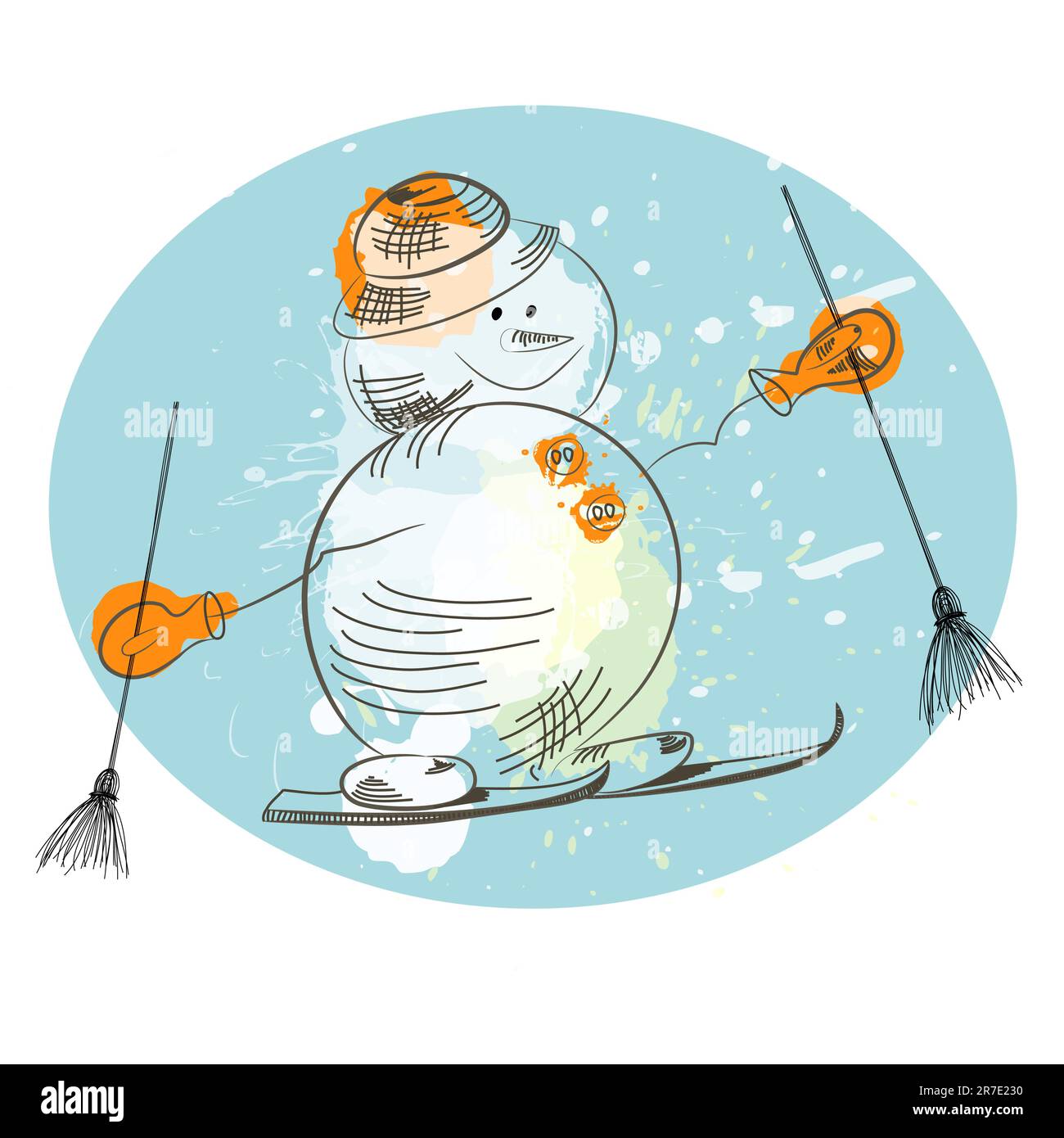 Christmas present happy child Stock Vector Images - Alamy