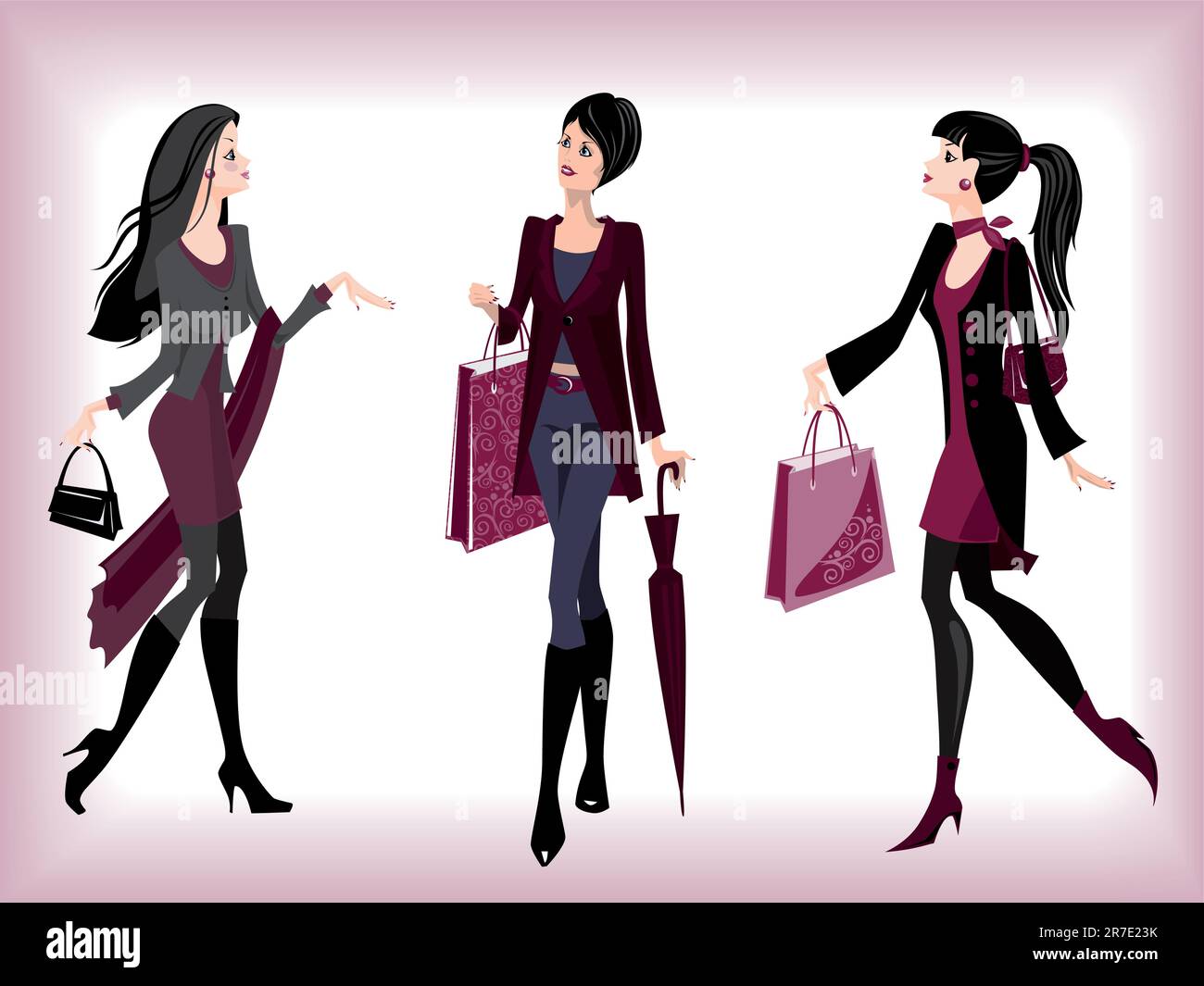 Women accessories Stock Vector Images - Alamy