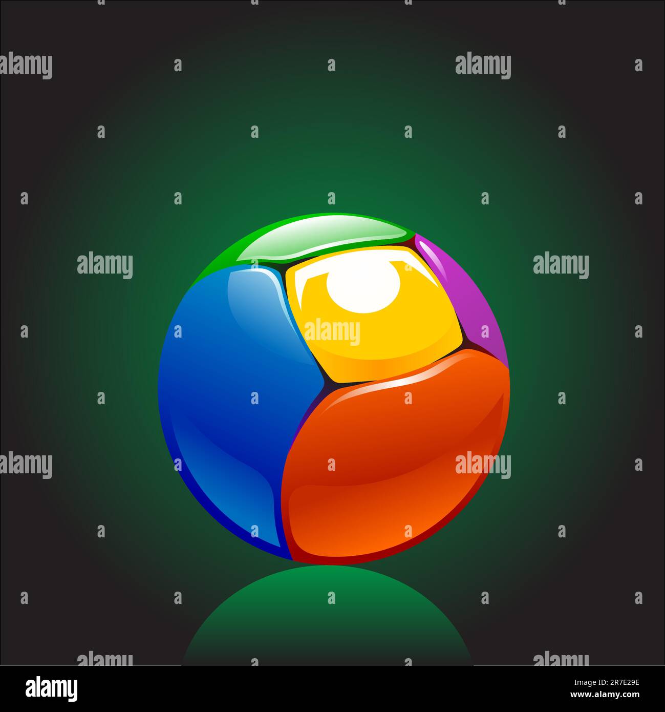 Chrome chromium Stock Vector Images - Alamy