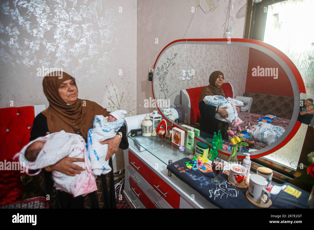 Gaza City. Palestine. 15th June 2023. A Palestinian woman from Gaza ...
