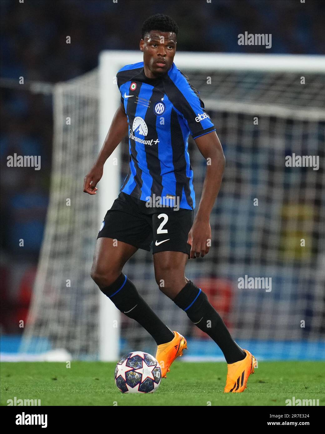 Istanbul, Spain. 10th June, 2023. Denzel Dumfries of Inter Milan during ...