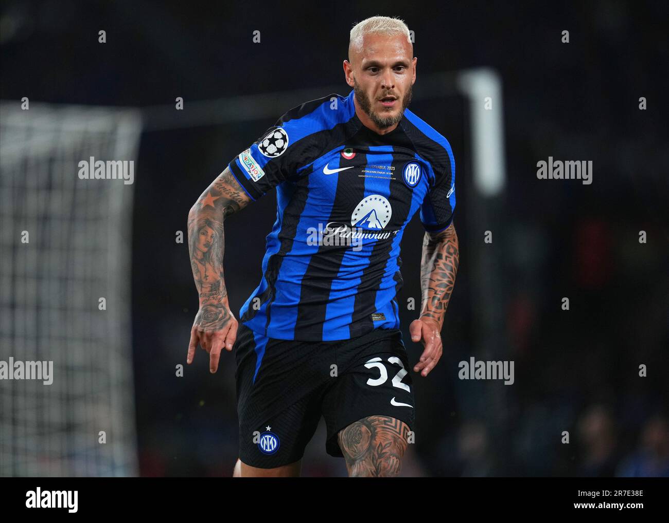 Istanbul, Spain. 10th June, 2023. Federico Di Marco of Inter Milan ...