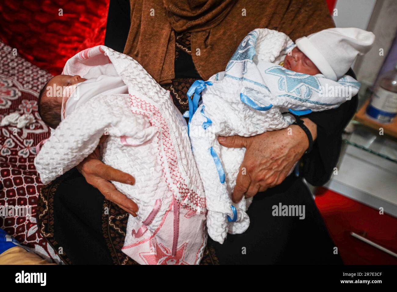 Gaza City. Palestine. 15th June 2023. A Palestinian woman from Gaza ...