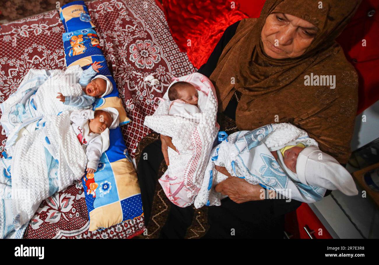Gaza City. Palestine. 15th June 2023. A Palestinian woman from Gaza ...