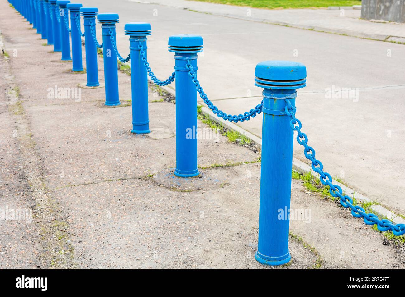 Partition fence for the safety of movement in the city and restrictions ...