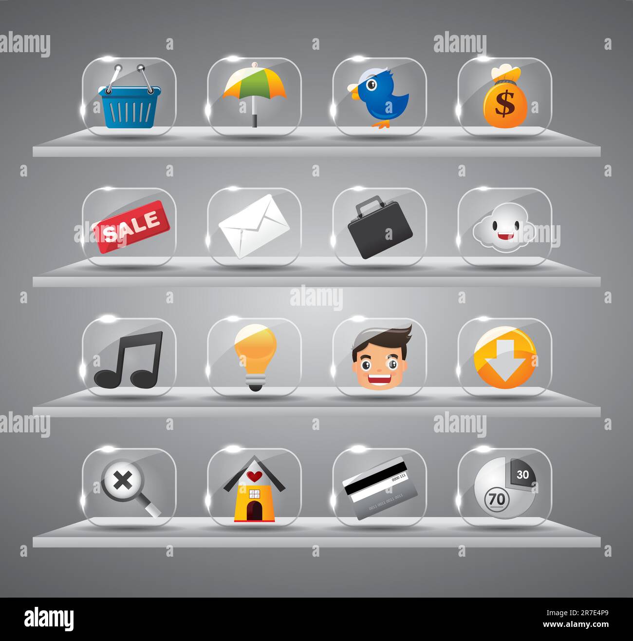 Click here transparent Stock Vector Images - Alamy