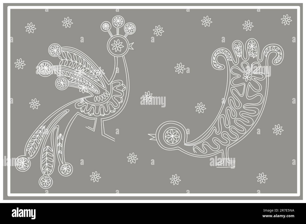 Graphic lace element Stock Vector Images - Alamy