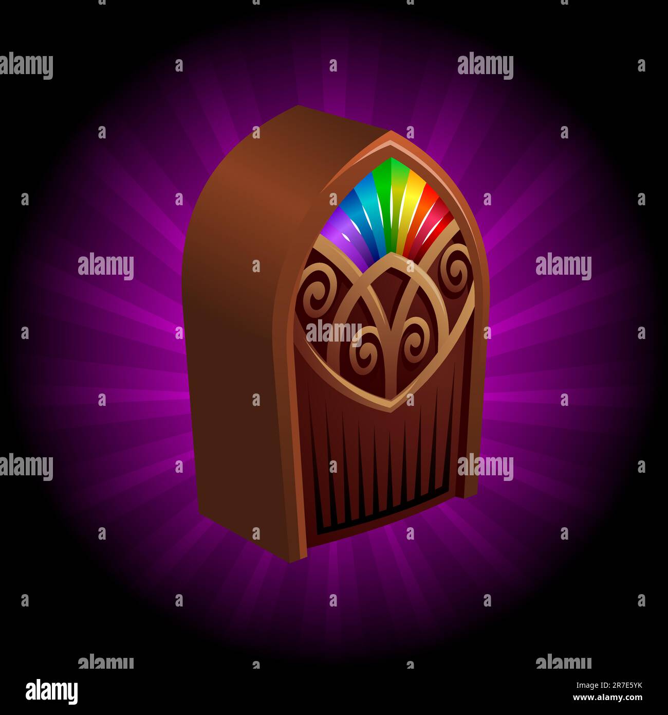 iconic illustration of a colorful jukebox Stock Vector Image & Art - Alamy