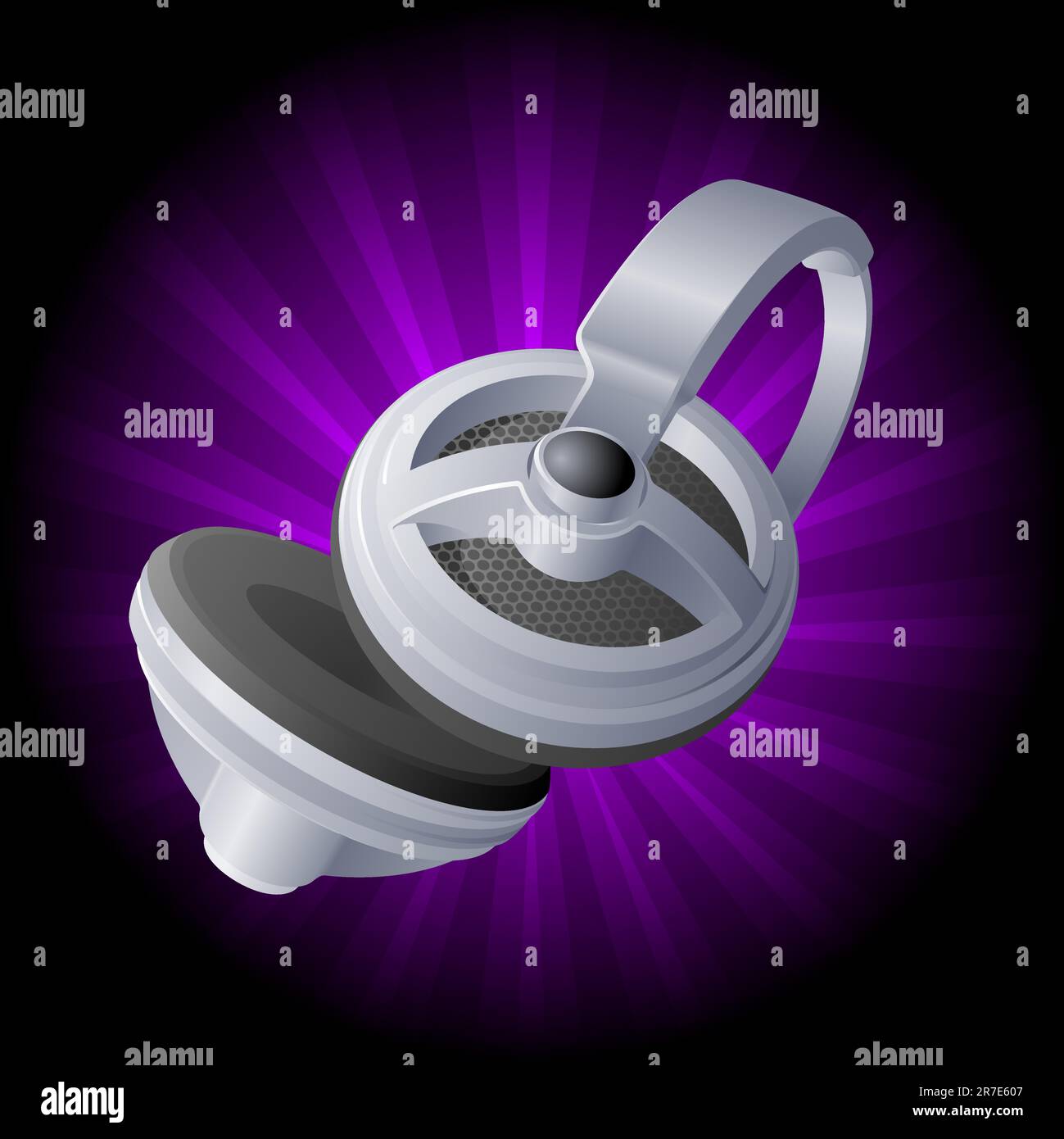 iconic illustration of a modern ear phone Stock Vector Image & Art - Alamy
