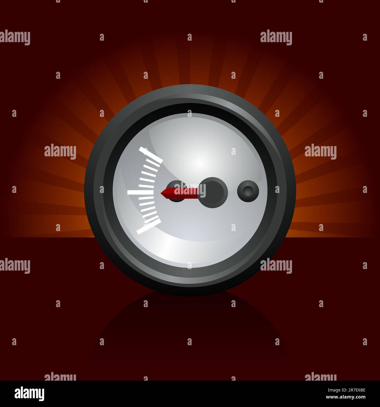 vector illustration of a gauge Stock Vector Image & Art - Alamy