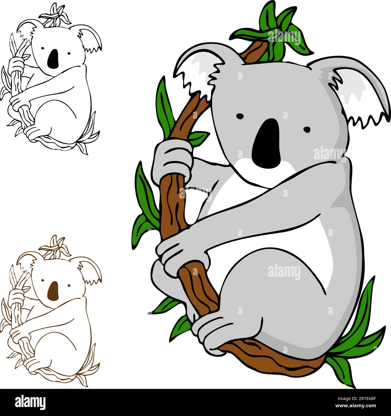 Color koala Cut Out Stock Images & Pictures - Alamy