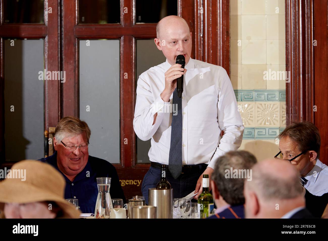 Harry Mount the Oldie literary lunch 13-06-23 Stock Photo - Alamy