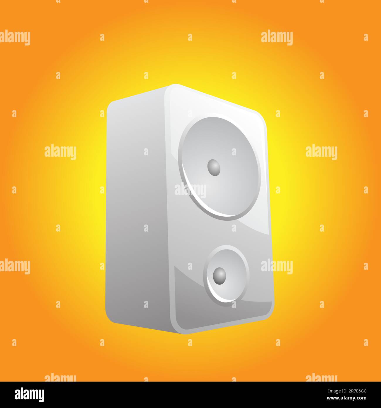 iconic illustration of a shiny modern music box Stock Vector Image ...