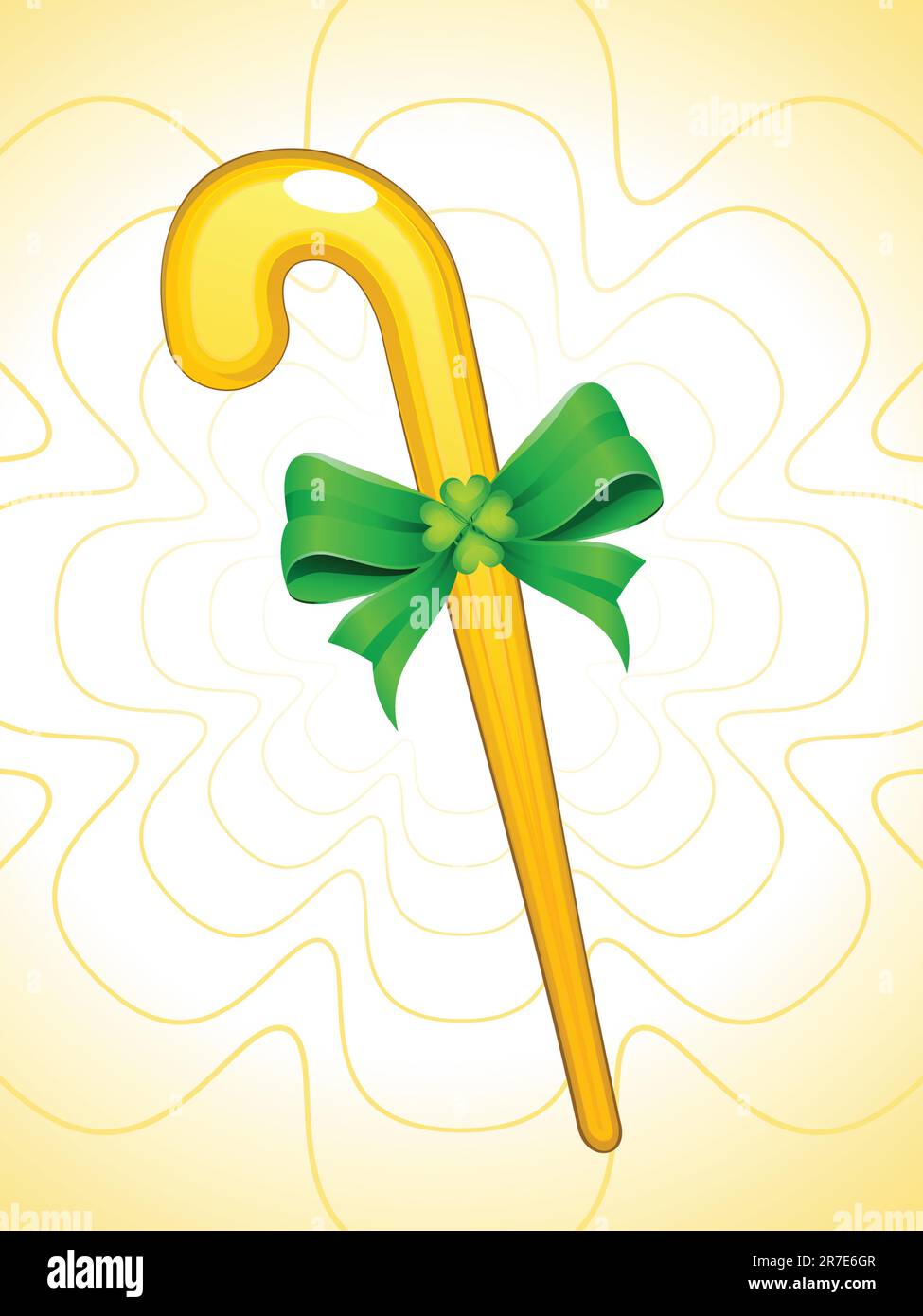 Traditional irish walking stick Stock Vector Images - Alamy