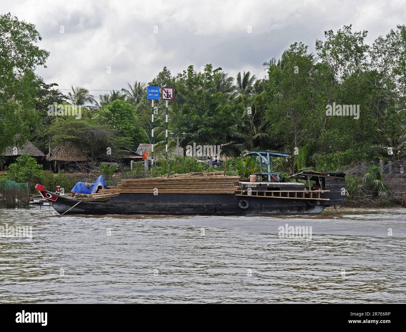 Vietnam, Mekong Delta, boat Stock Photo - Alamy