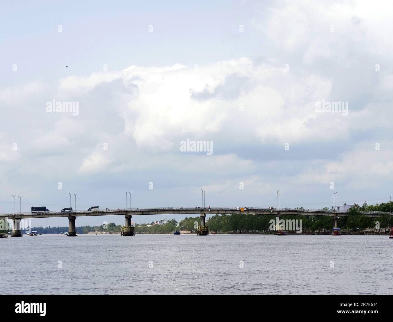vietnam, Mekong Delta, Bridge Stock Photo - Alamy