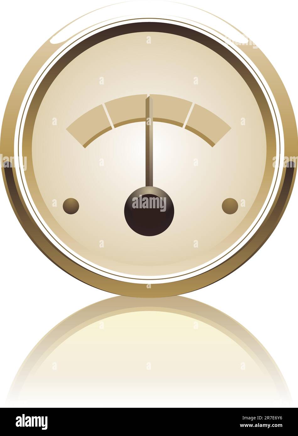 A speedometer icon Stock Vector Images - Alamy