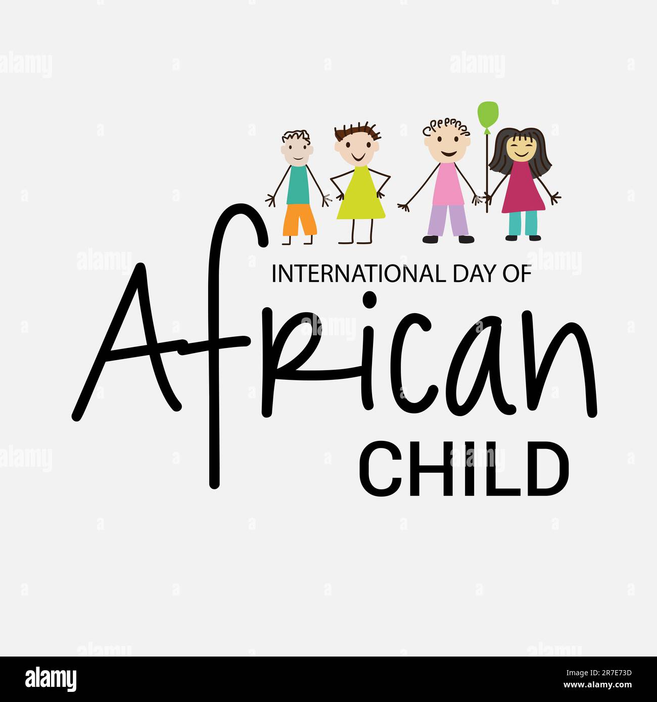 Vector illustration of a Background for International Day Of African ...
