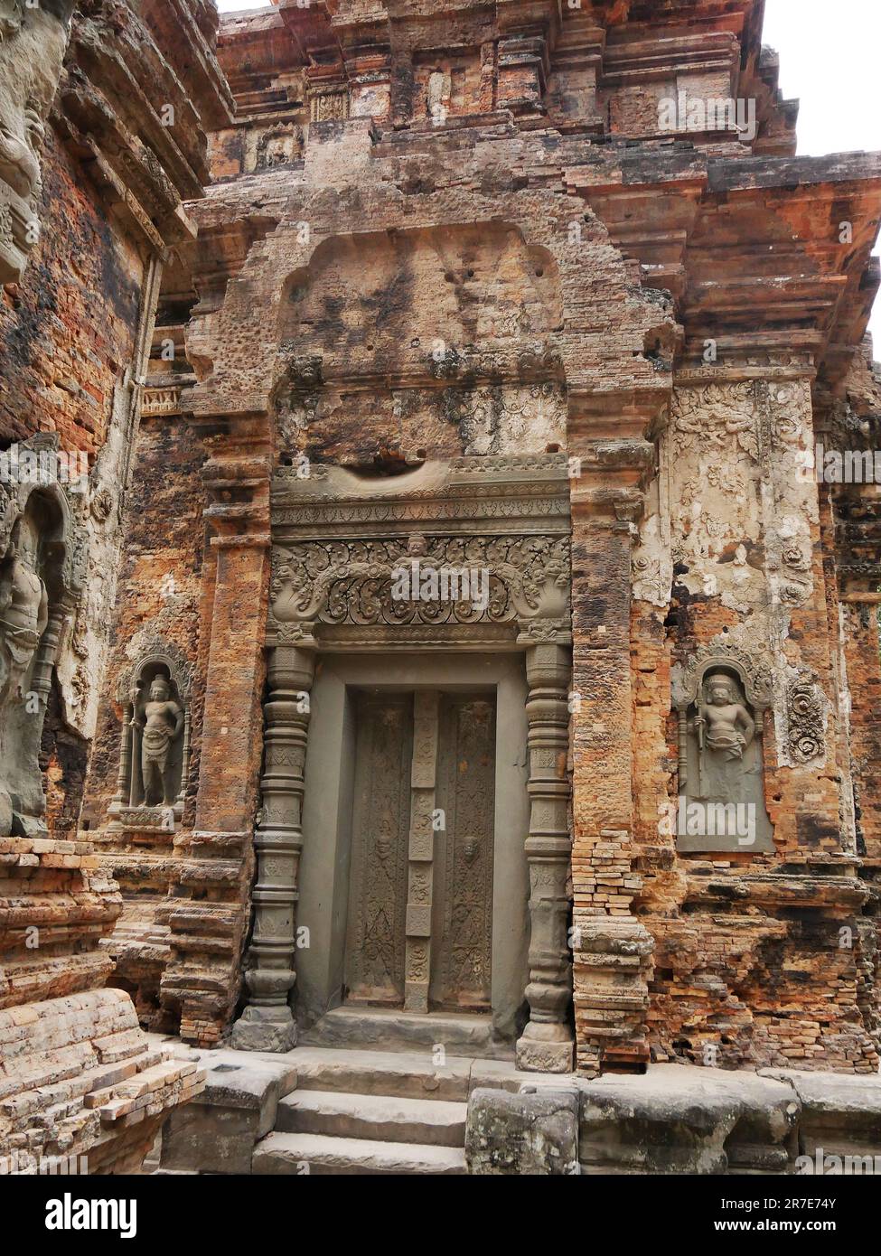 Preah Ko Temple on Roluos Site, Siem Reap Province, Angkor's Temple ...