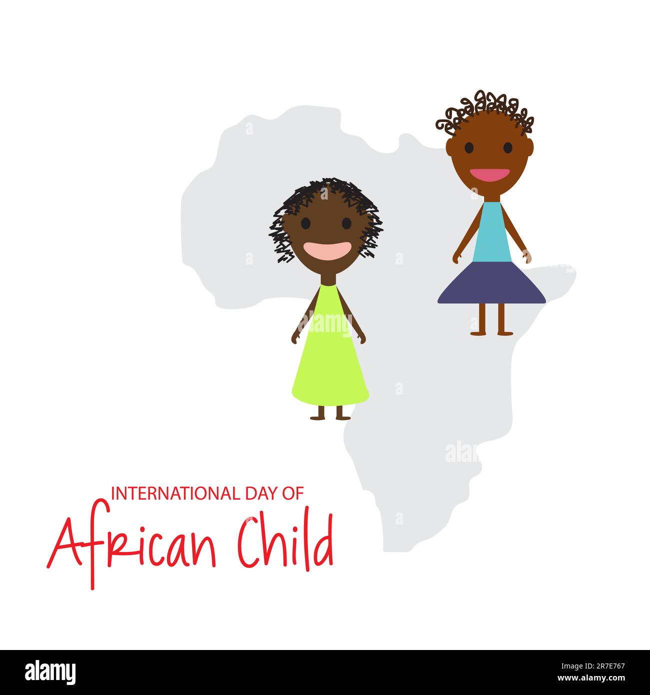 Vector illustration of a Background for International Day Of African ...
