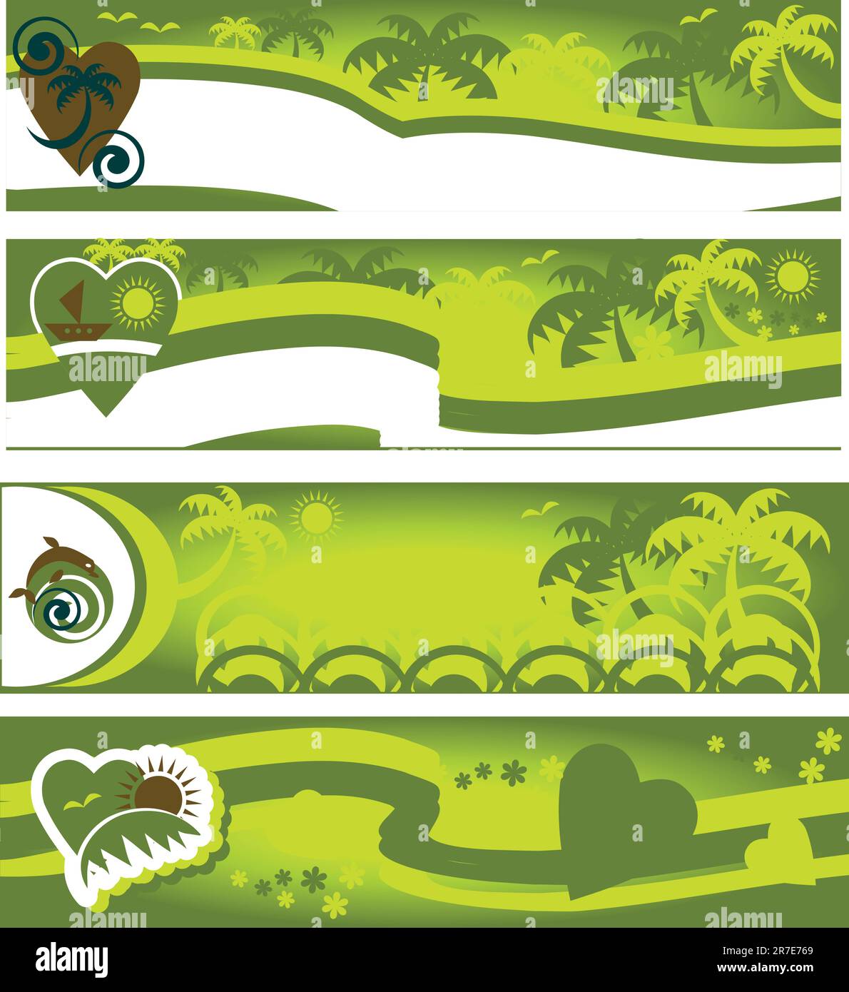 Beach banners Stock Vector Images - Alamy