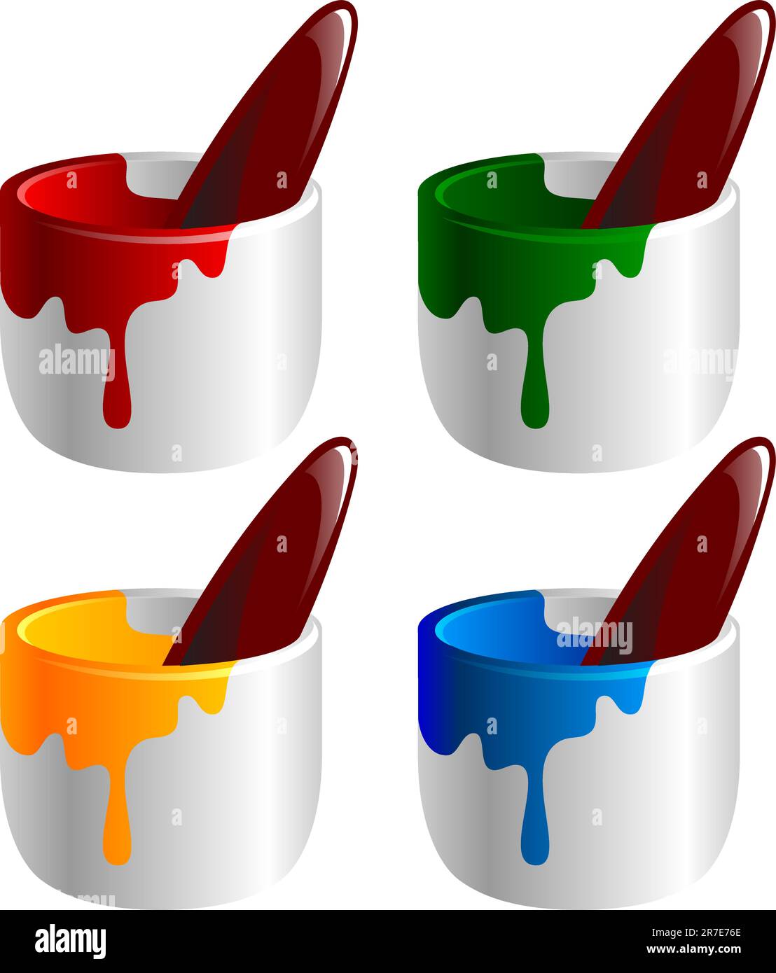 Illustration and paint Stock Vector Images - Alamy