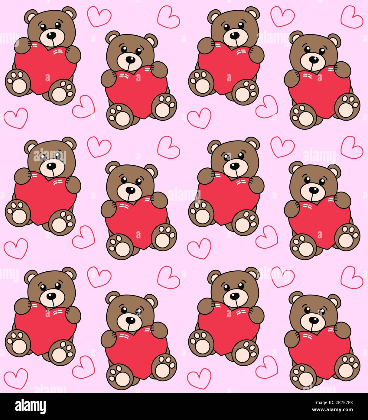 Bear pattern hi-res stock photography and images - Alamy