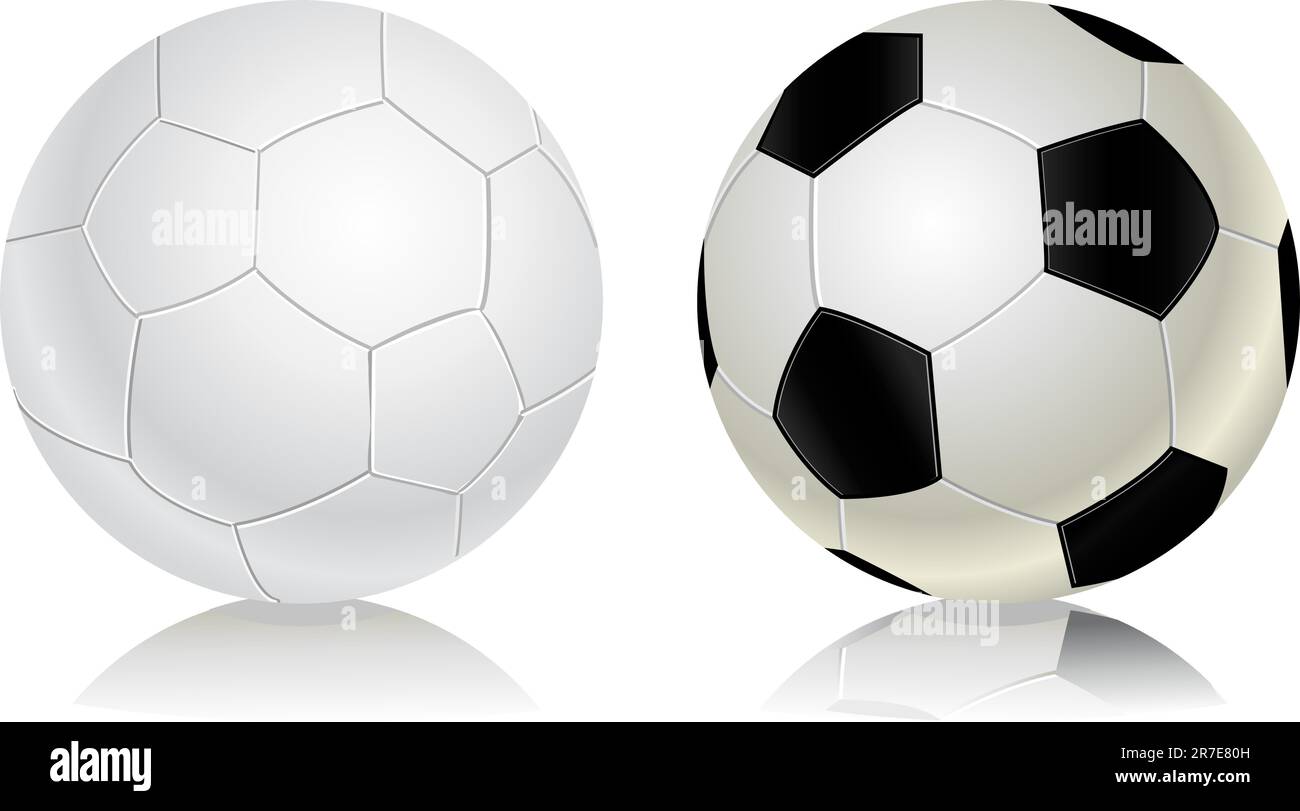soccer ball icon set. Football vector illustration Stock Vector Image ...